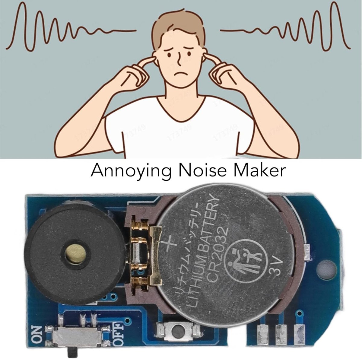 Fun & Annoying - Hidden PCB Buzzer - Noise Making Prank Machine ...