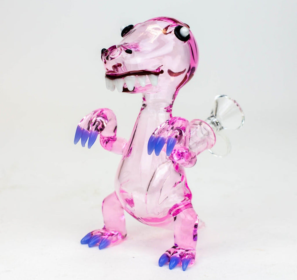 New 2023 : Dinosaur Trex Bong | Free Standing | Glass Bong | Water ...
